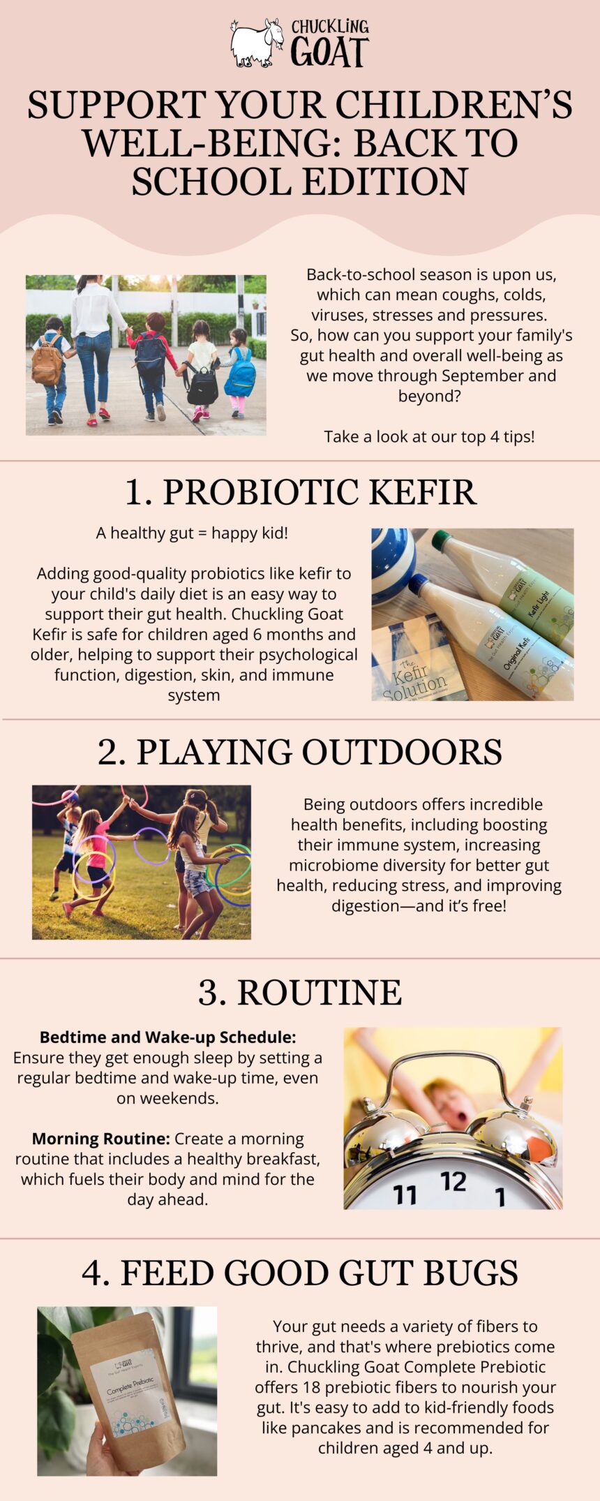 Support your children's well-being: back-to-school edition - Chuckling Goat